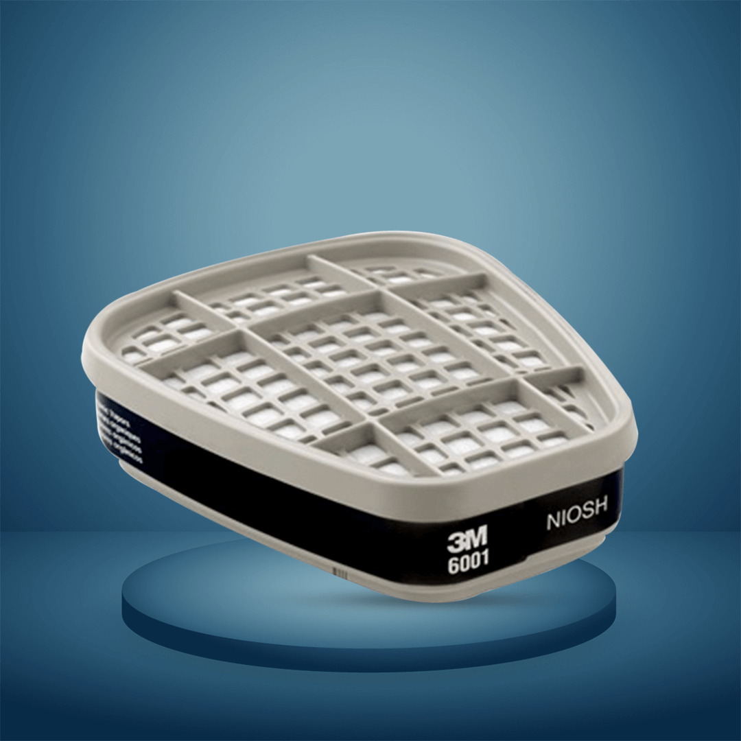 3M ORGANIC VAPOR CARTRIDGE - 6001 1 PAIR (FOR RESPIRATOR 6000/7500 ...