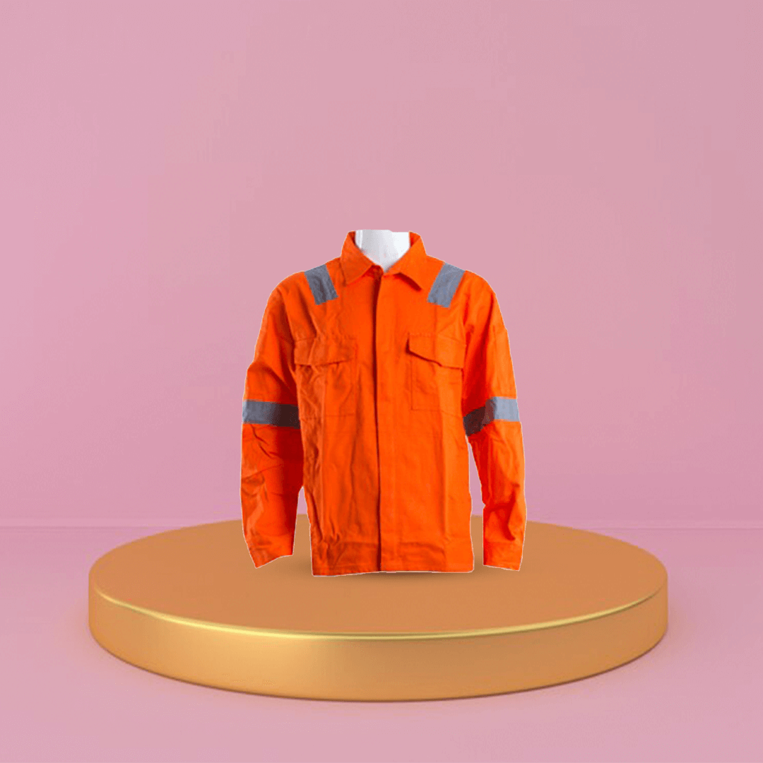 HSK DOUBLE SLEEVE ZIP JACKET WITH REFLECTIVE ORANGE 4808R - Seamless ...