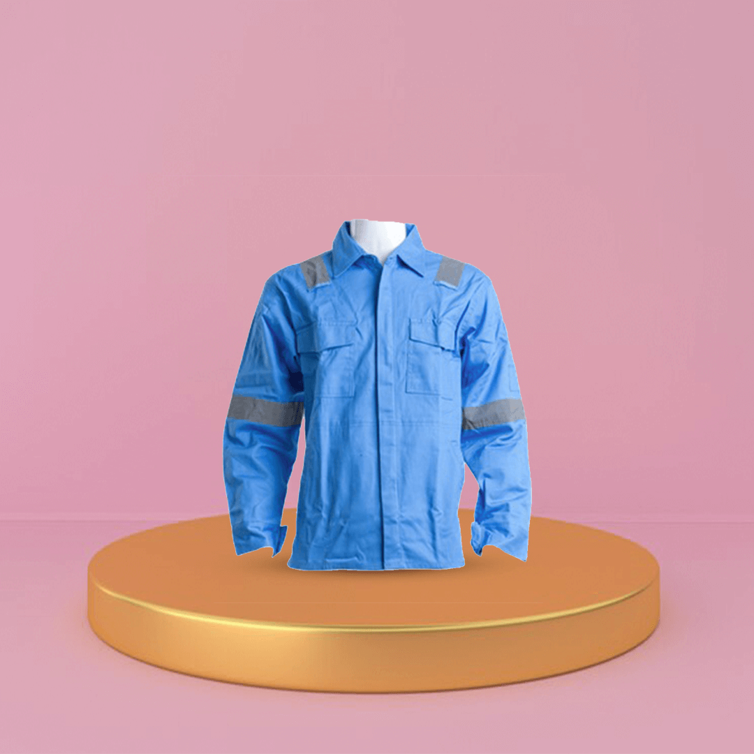 HSK DOUBLE SLEEVE ZIP JACKET WITH REFLECTIVE LIGHT BLUE 4806R ...